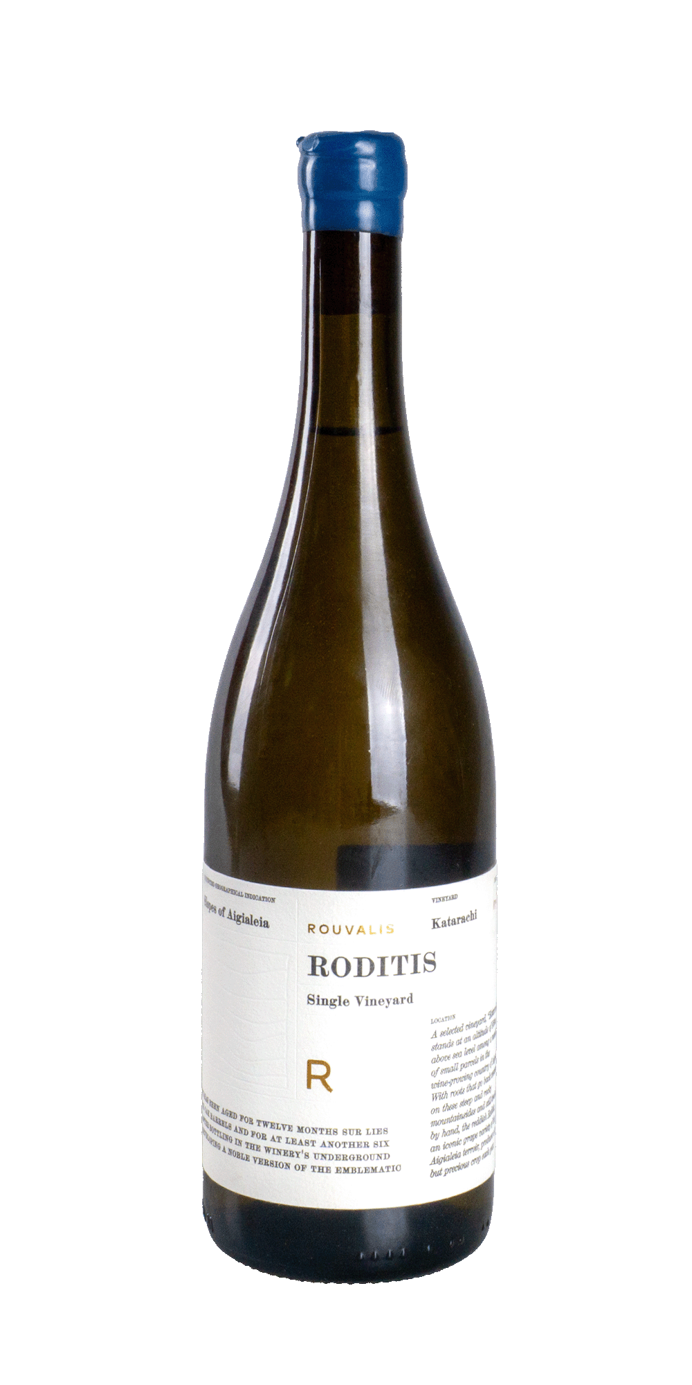 Roditis Single Vineyard 2022 - Rouvalis Winery trockener Weißwein aus Peloponnes